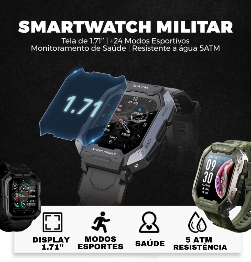 SmartWatch Max Rock Ultra - Rei Momo Store