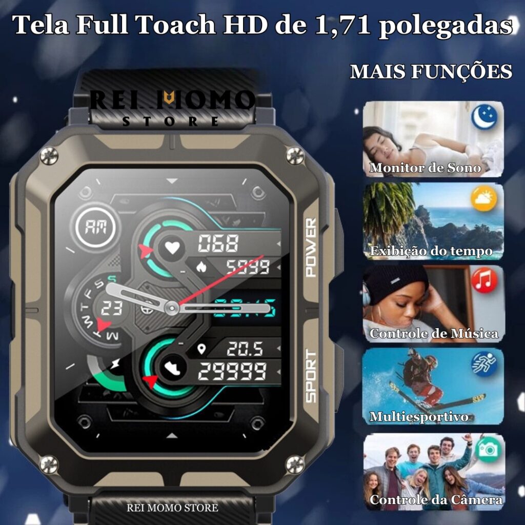 SmartWatch Shield Indestrutível – Rei Momo Store